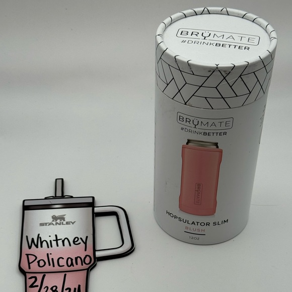 BRUMATE | Dining | Bnib Brmate Hopsulator Slim In The Color Blush ...